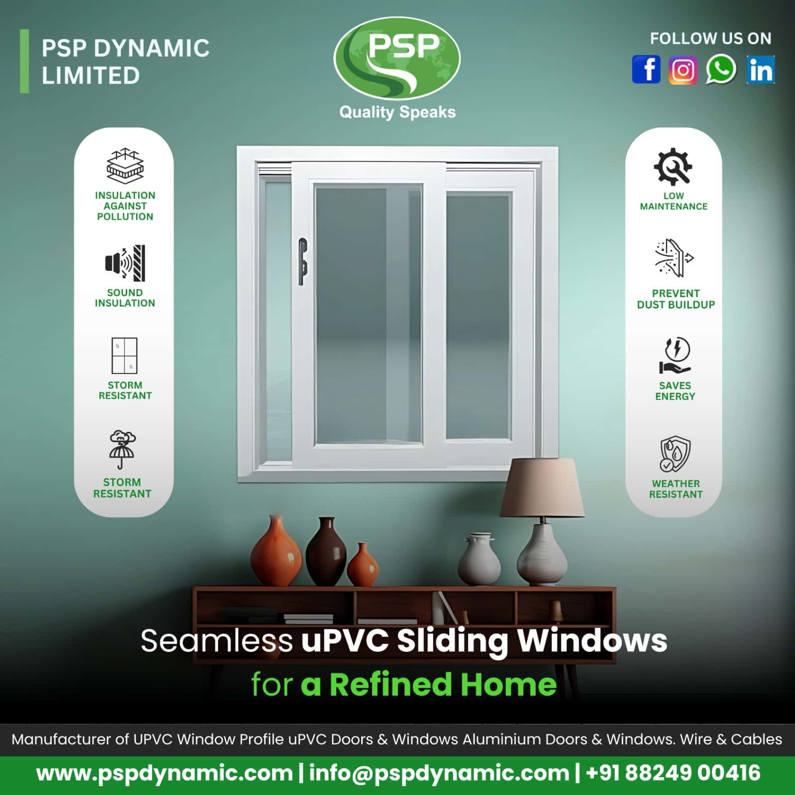 India Top 10 uPVC Brands - PSP Dynamic Limited