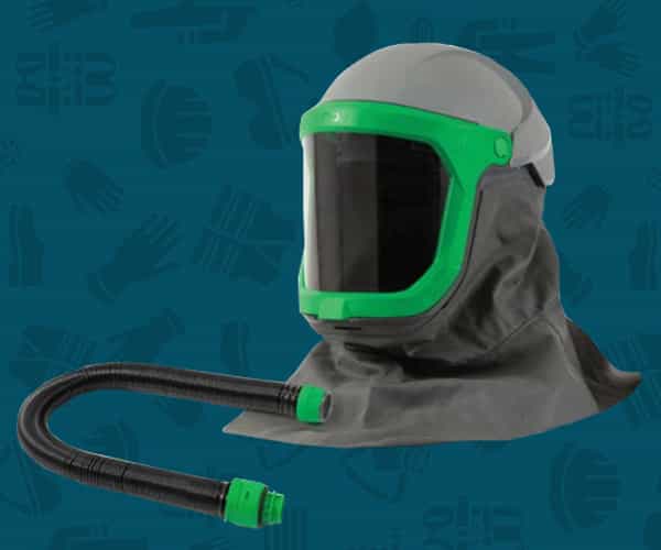 Respirator Helmet with Zytec FR Shoulder Cape Distributors in Greater Noida