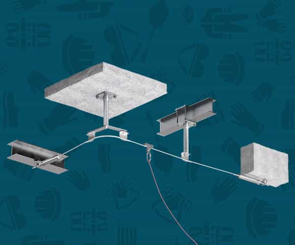 OVERHEAD LIFELINE ON STEEL AND CONCRETE